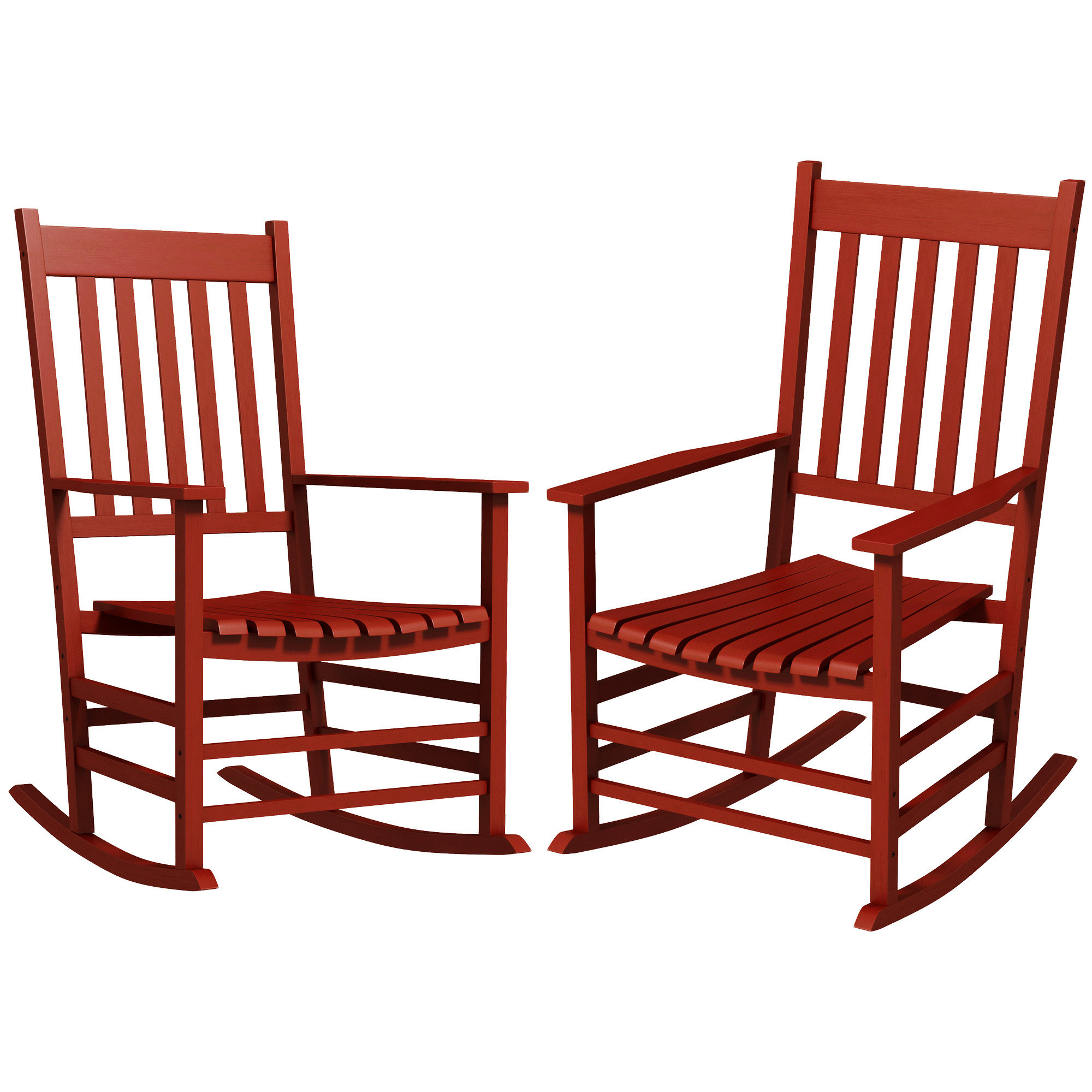 Lark Manor™ Outsunny Outdoor Rocking Chair Set Of 2 | Wayfair