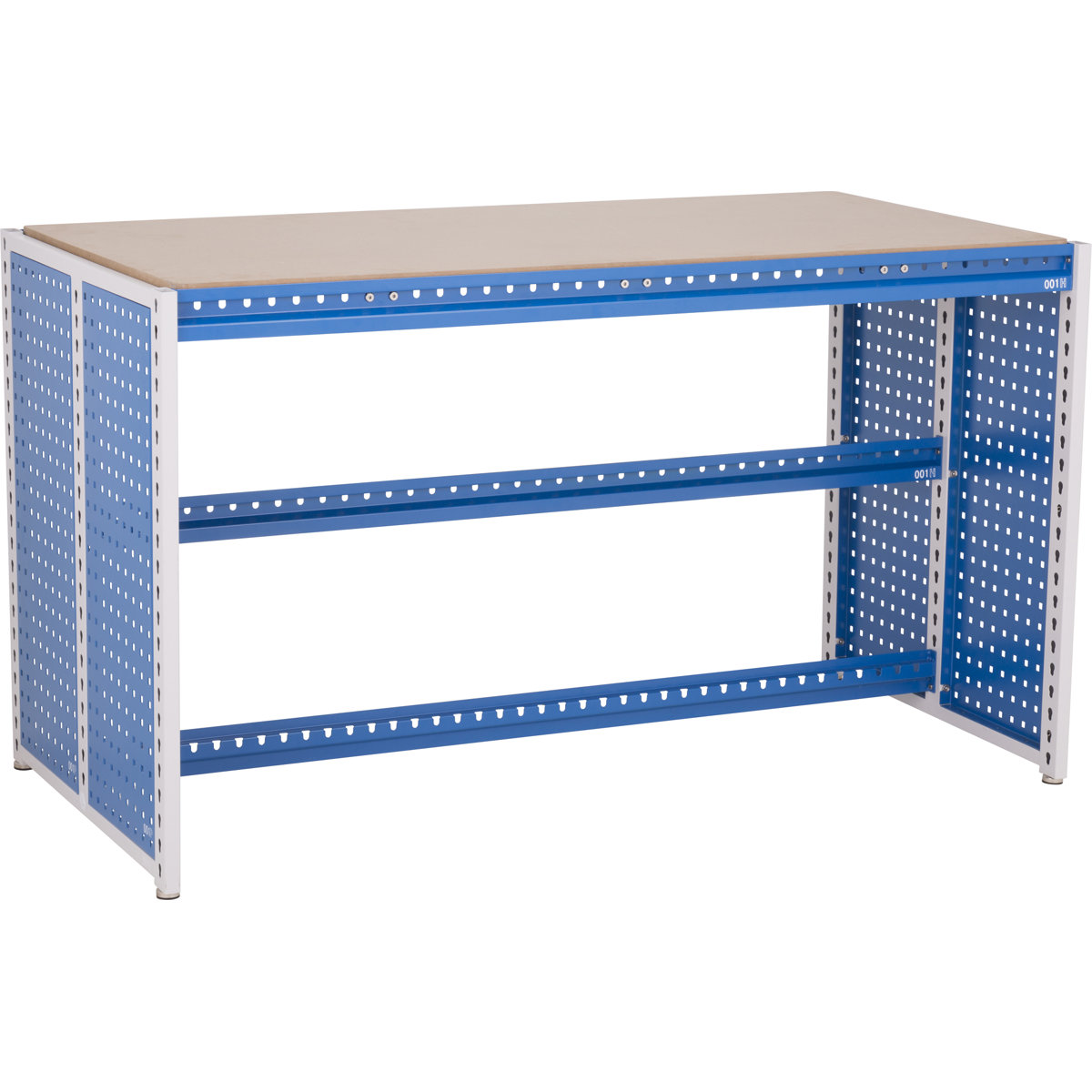 Learniture Creation Station Makerspace 60"W Adjustable Height Workbench ...