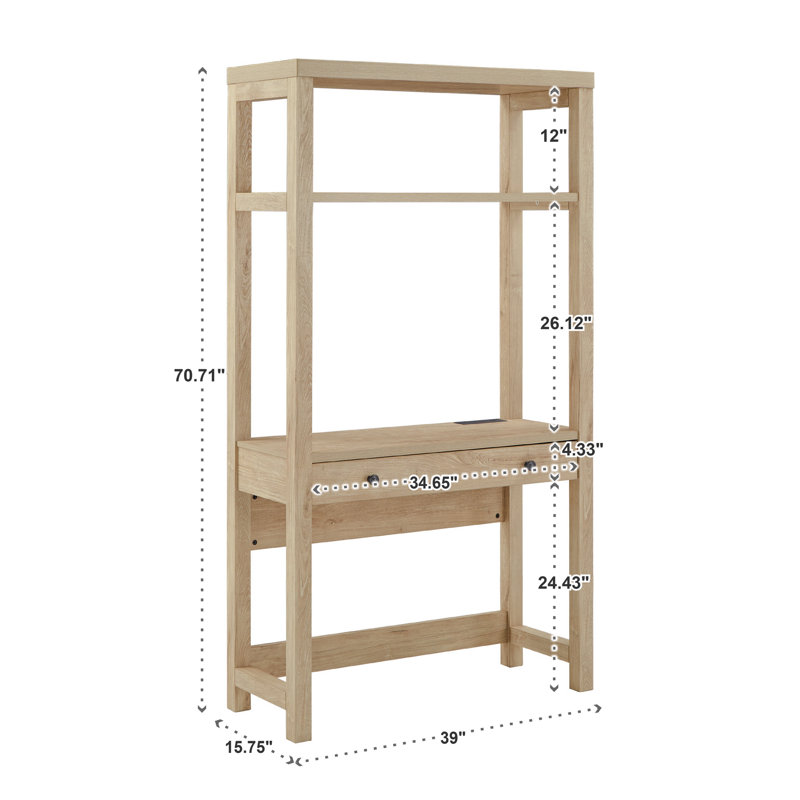 Laurel Foundry Modern Farmhouse Albali 39'' Desk & Reviews | Wayfair