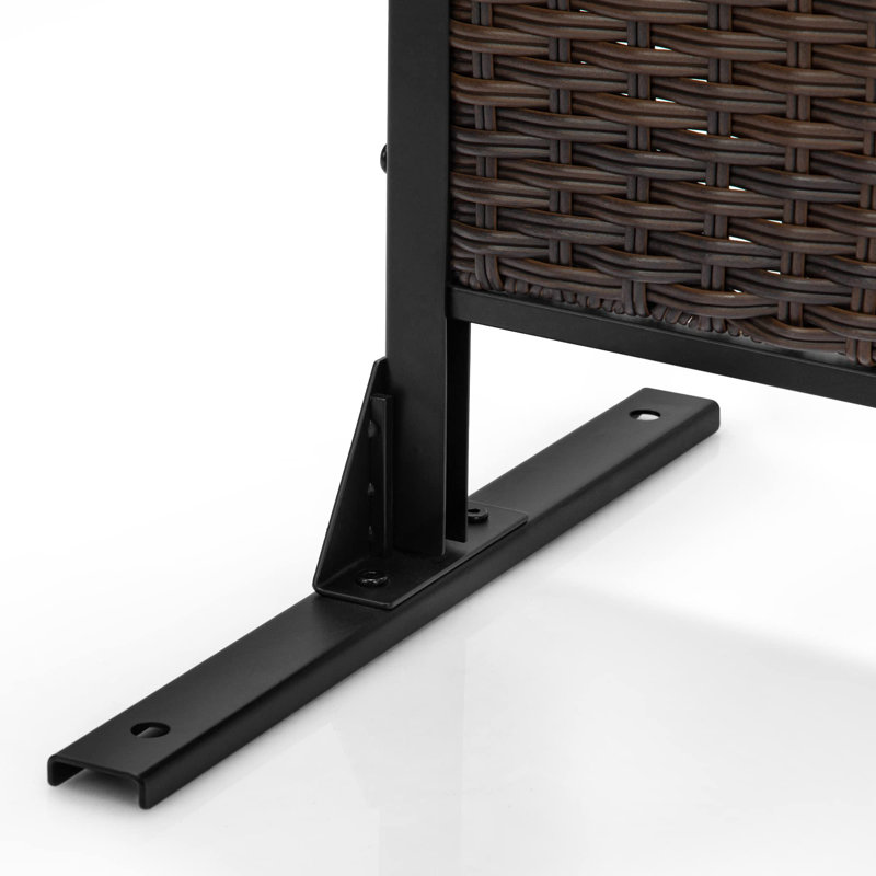 babevy 4 ft. H x 6 ft. W Rattan Fence Panel | Wayfair