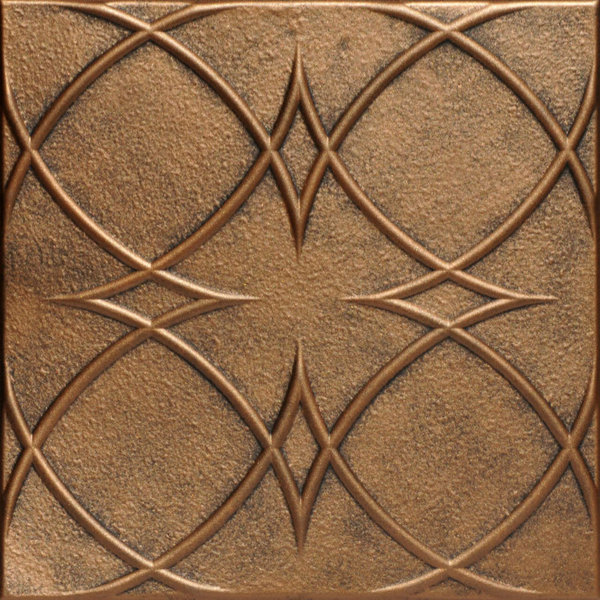 A La Maison Ceilings Circles and Stars 1.6 ft. x 1.6 ft. Polystyrene ...