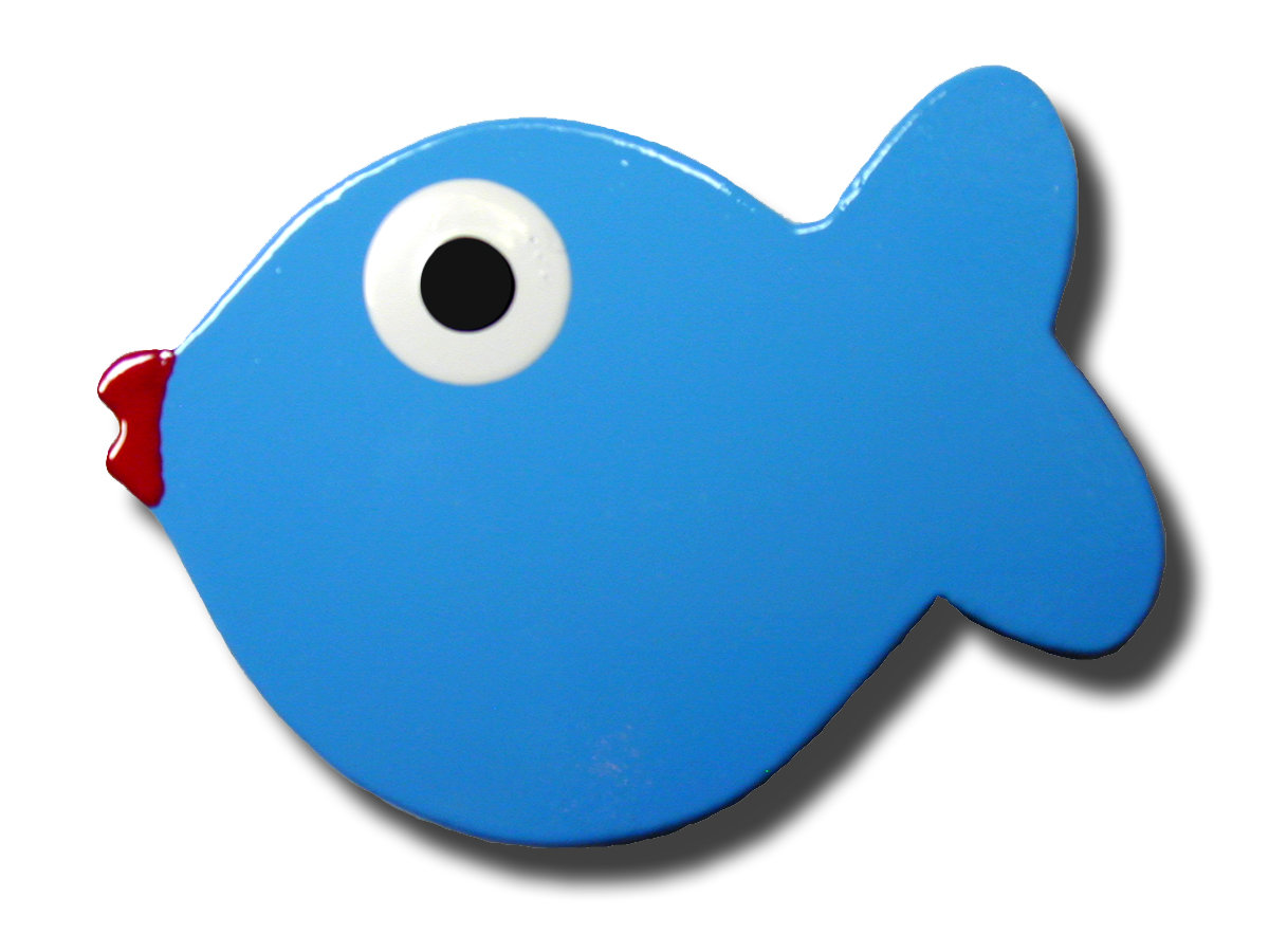 One World Oversized Hand Painted 3" Fish Novelty Knob - Wayfair Canada