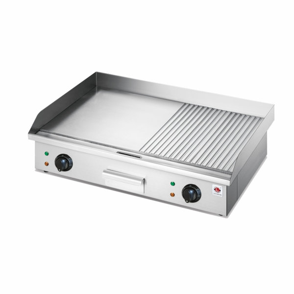 Sangdo 29 Inch Commercial Electric Griddle, 3000W 110V, Fluted Top ...
