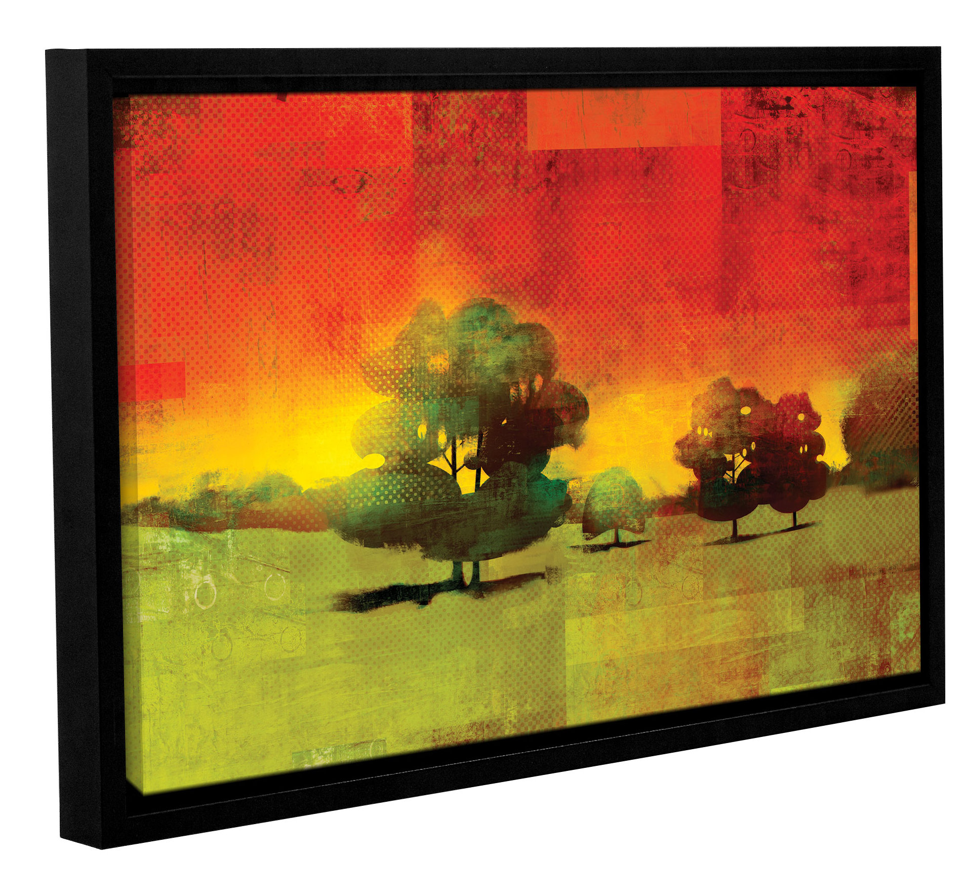 ArtWall 'Tree Study' by Greg Simanson Framed Painting Print on Wrapped ...