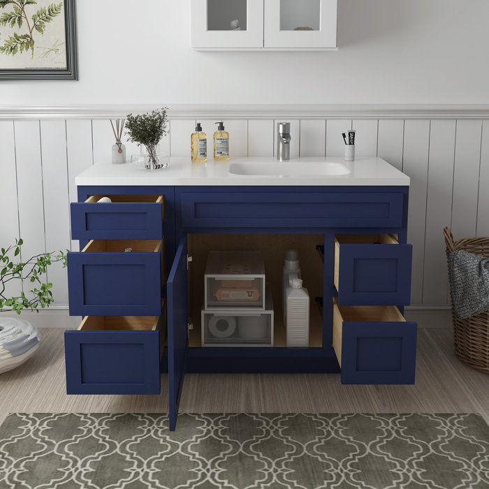 Home Beyond 51'' Single Bathroom Vanity Base Only | Wayfair