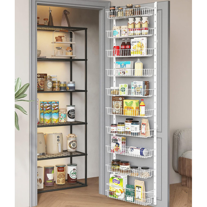 Prep & Savour Cabinet Door Spice Rack with Adjustable Racks | Wayfair