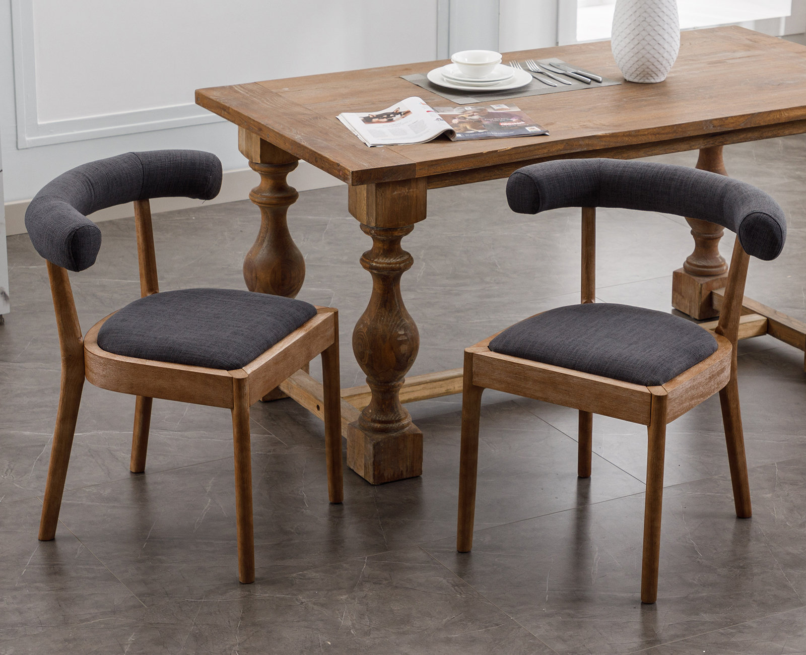 Ophelia & Co. Ayman Solid Back Side Chair | Wayfair