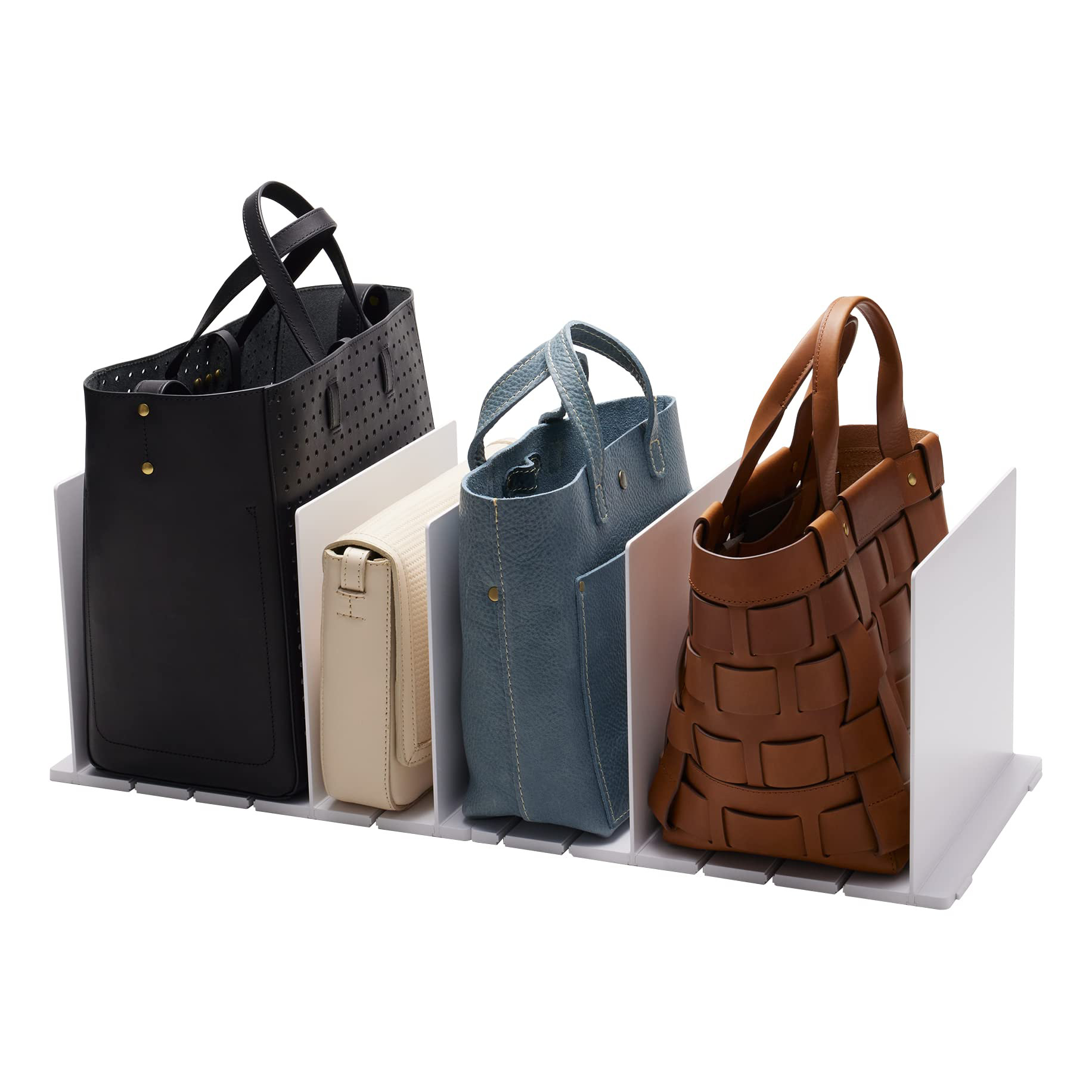 Orren Ellis Home 4956 Purse Organizer/Bag Divider For Closet Shelf, One ...