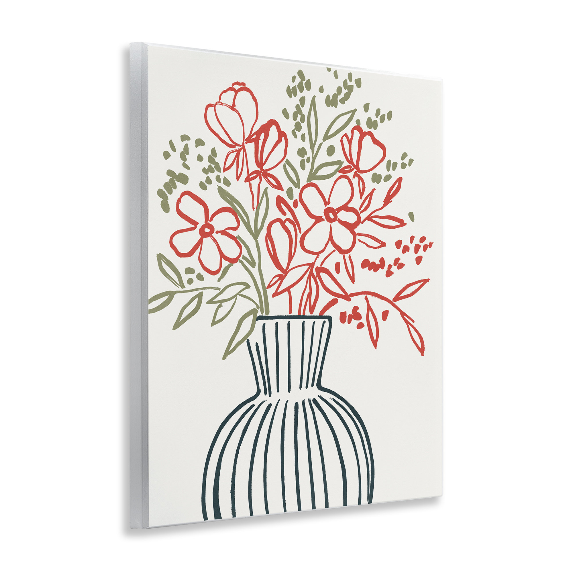 Dakota Fields Botanical Vase Simplicity Wall Plaque, design by Aria K ...