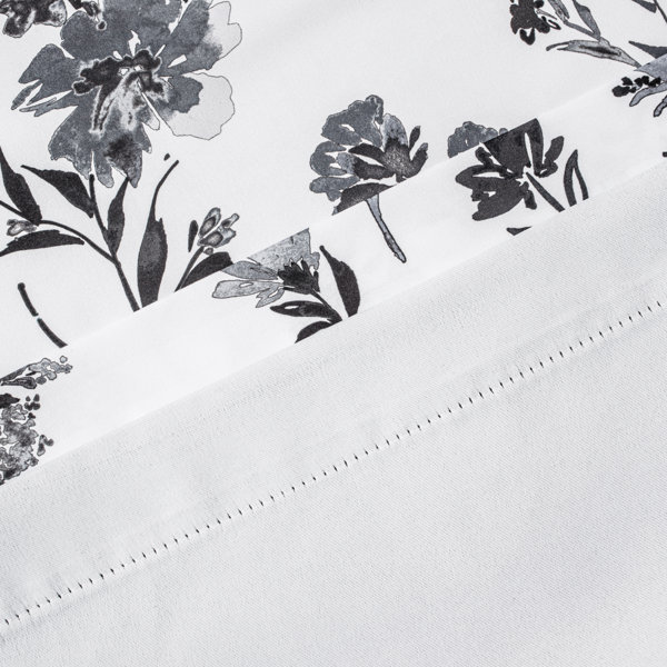 Red Barrel Studio® Jaeven Floral Tailored 52'' W Window Valance ...