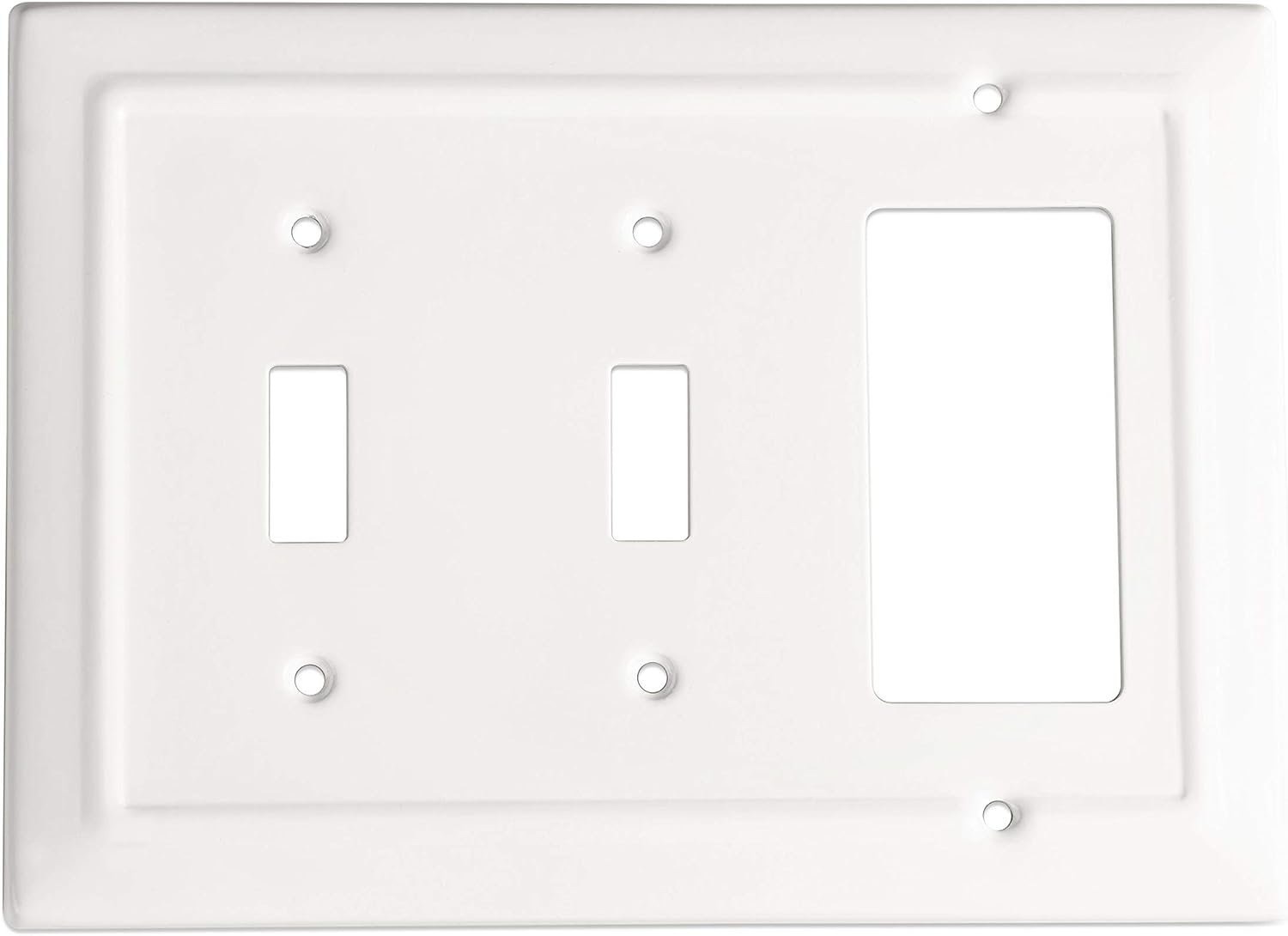 Monarch Abode Architectural 3-Gang 2-Toggle/Rocker Combination Standard ...