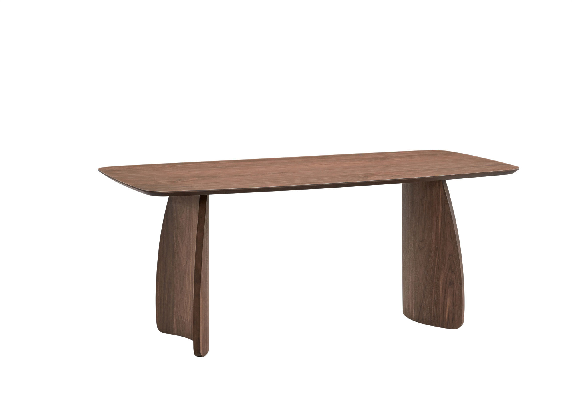 Ebern Designs Hadasa Walnut Finish Dining Table | Wayfair