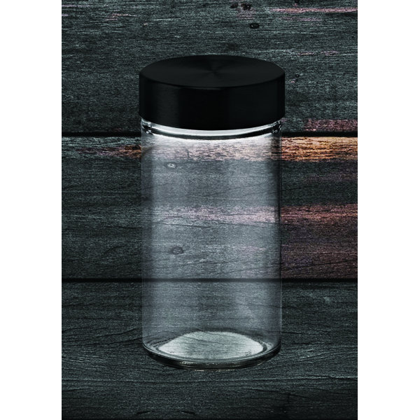 Kamenstein Empty Jars With Black Cap, Set Of 12, 3-Ounce & Reviews ...