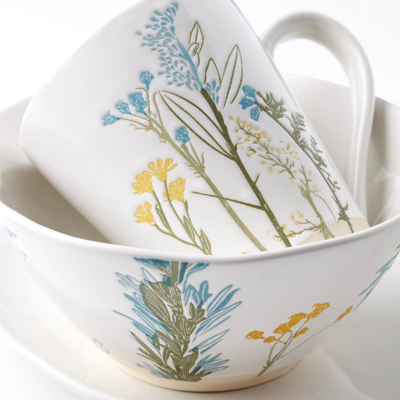 Lenox Wildflowers Mugs, Set Of 4 | Wayfair