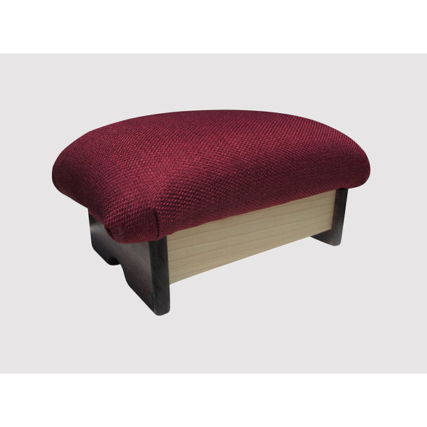 Millwood Pines Padded Foot Stool, 7” Tall, Chic, Burgundy - Wayfair Canada