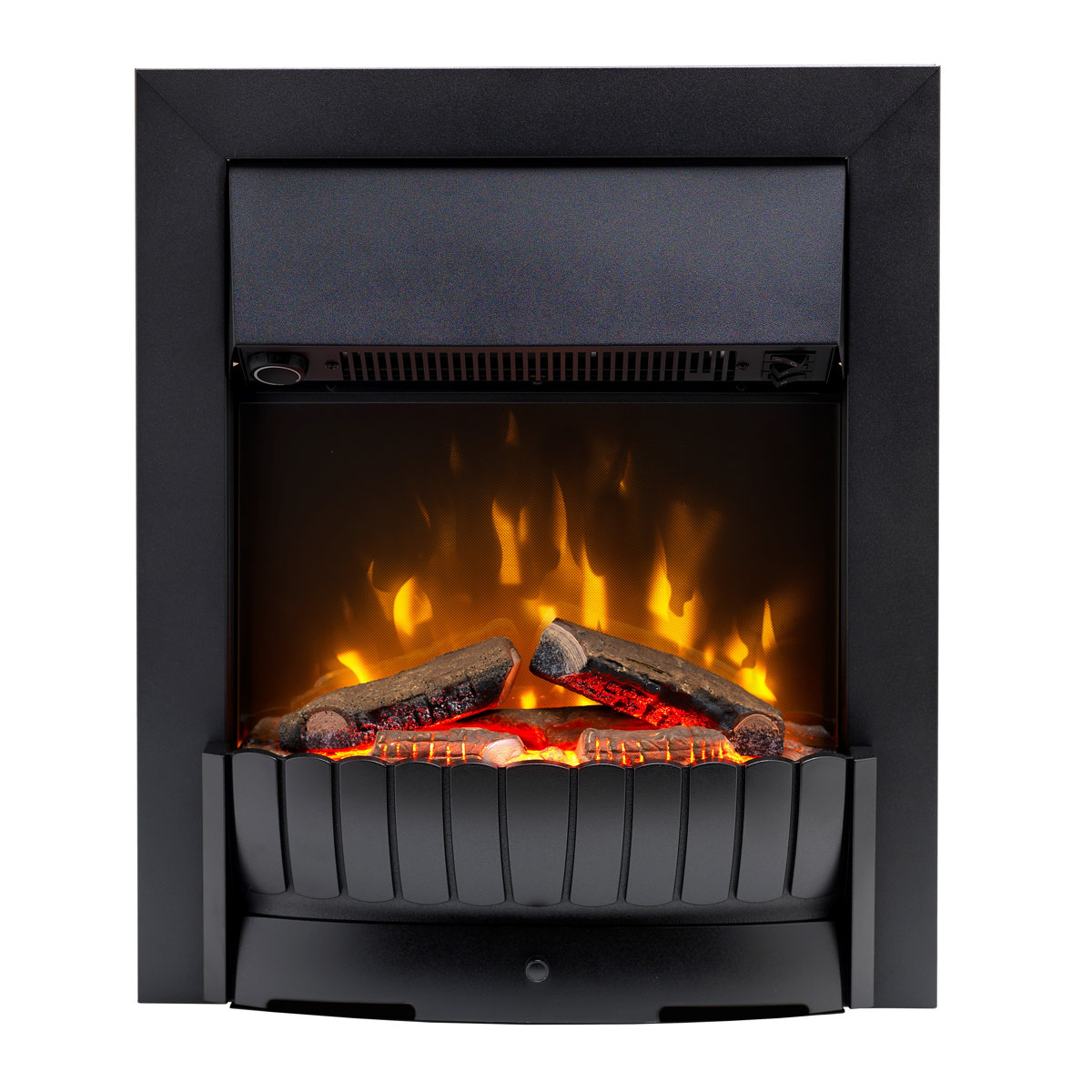 Dimplex Clement Optiflame Inset Flame Effect Electric Fire with Logs ...