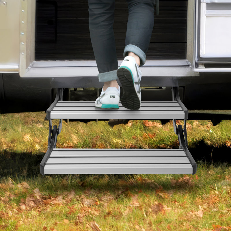 WFX Utility™ 2 - Step Steel Folding Small Step Ladder | Wayfair