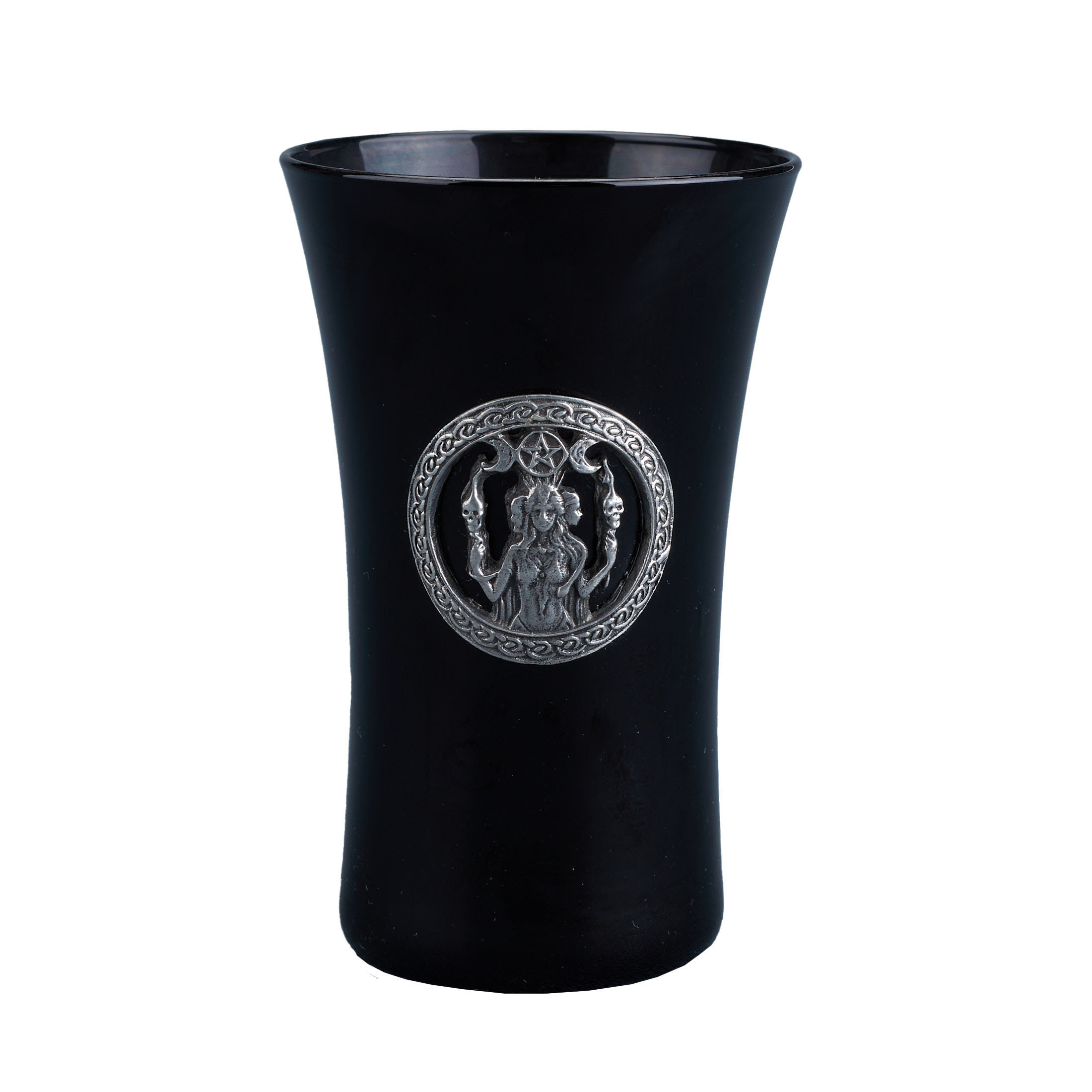 Dakota Fields 3.36 inches H Dark Purple and sliver Triple Moon Goddess ...