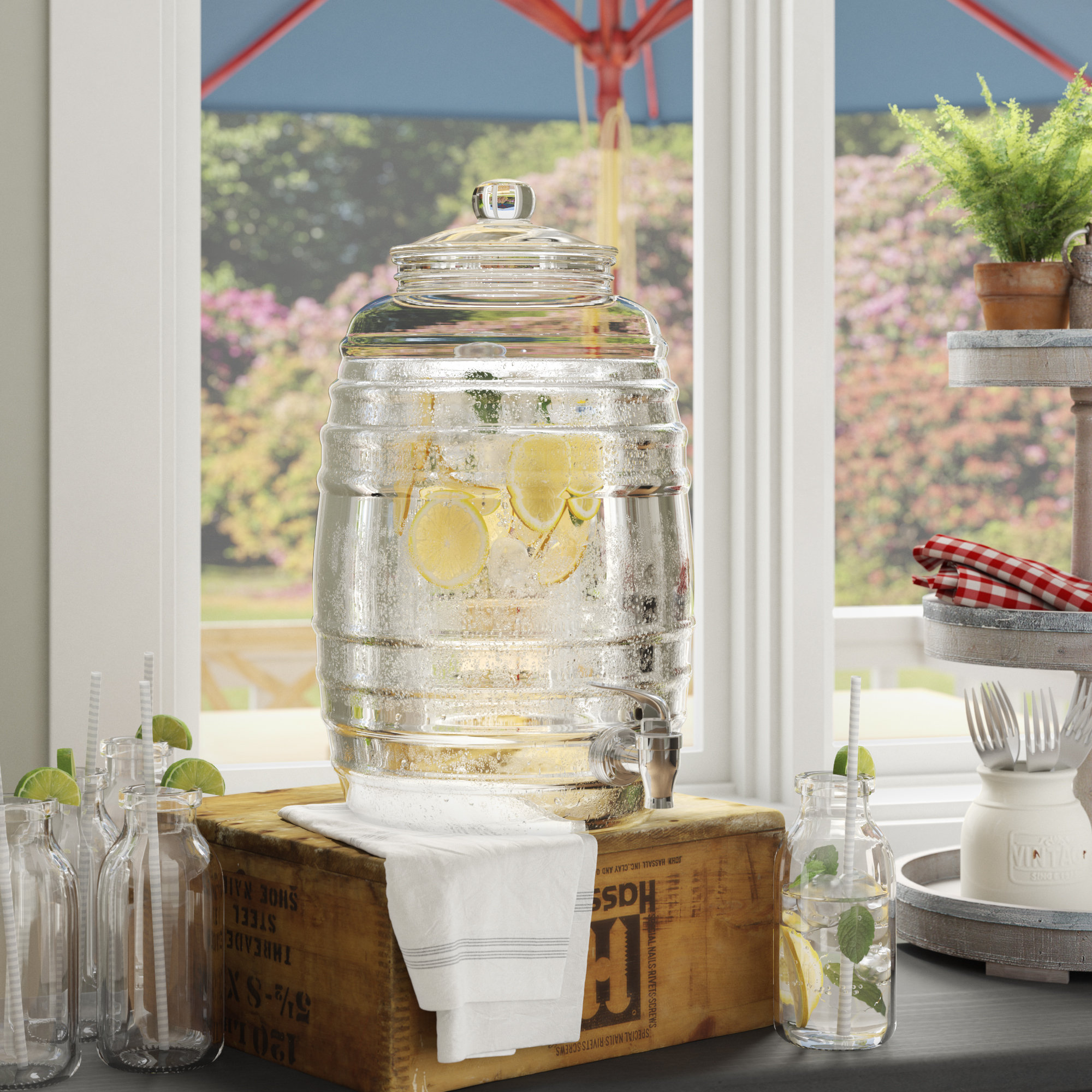 Red Barrel Studio Izeke 320 Oz. Beverage Dispenser & Reviews - Wayfair ...