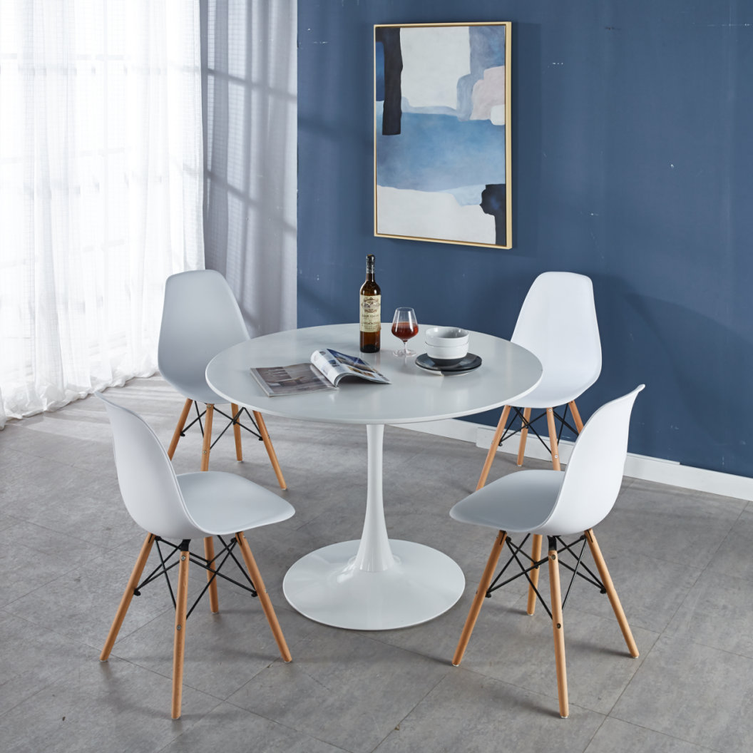 George Oliver Simple Table And Chair Set - Ideal For Dining Room ...