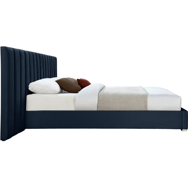Mercer41 Haymon Velvet Bed & Reviews | Wayfair