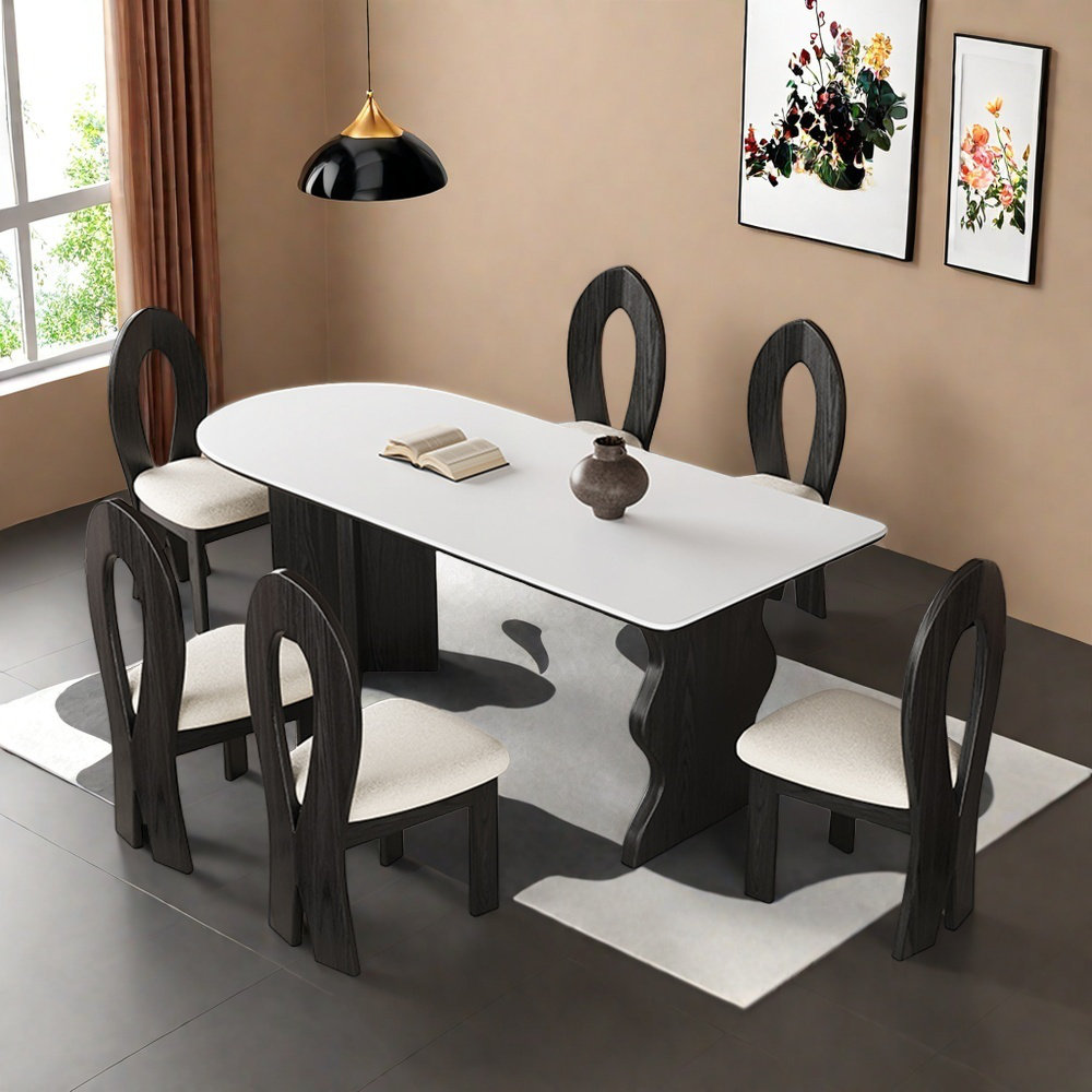 BILBRA Vintage small apartment family dining table set | Wayfair