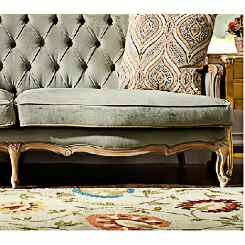 KANGLY Classical Carved Solid Wood Sofa | Wayfair