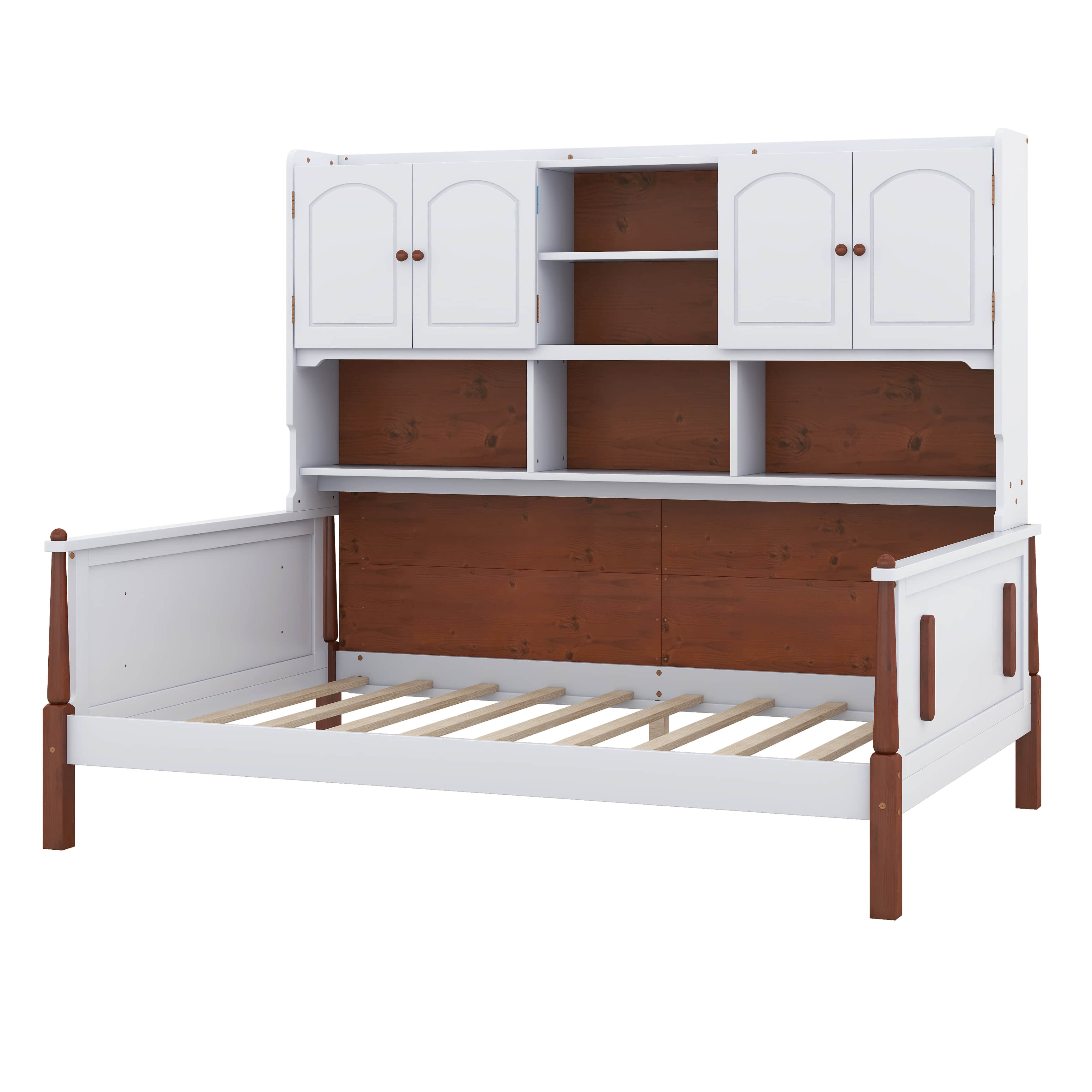 Red Barrel Studio® Vishu Bookcase Bed | Wayfair