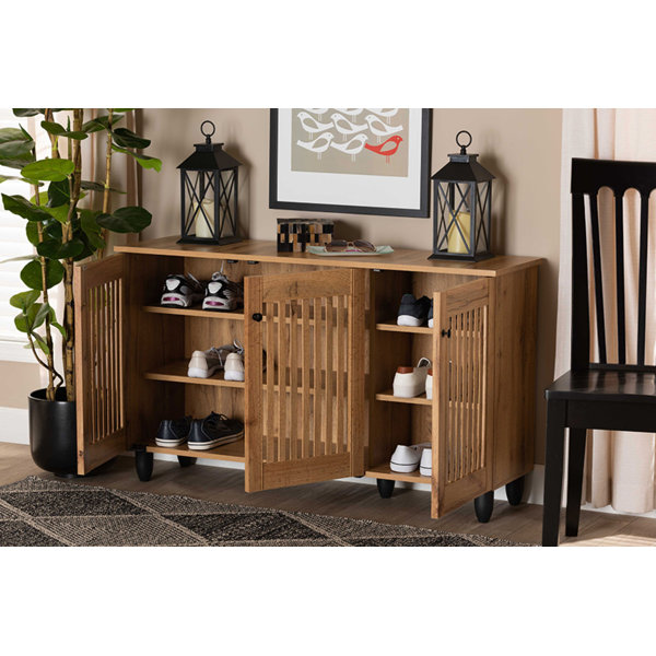 Union Rustic 12 Pair Shoe Storage Cabinet | Wayfair