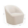 MARONGWE2 Anson Boucle Swivel Chair | Wayfair