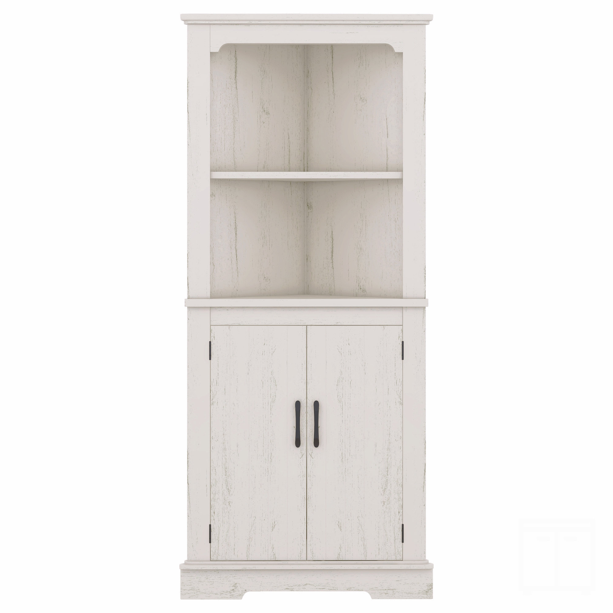 Ophelia & Co. Tall Corner Cabinet With Doors | Wayfair