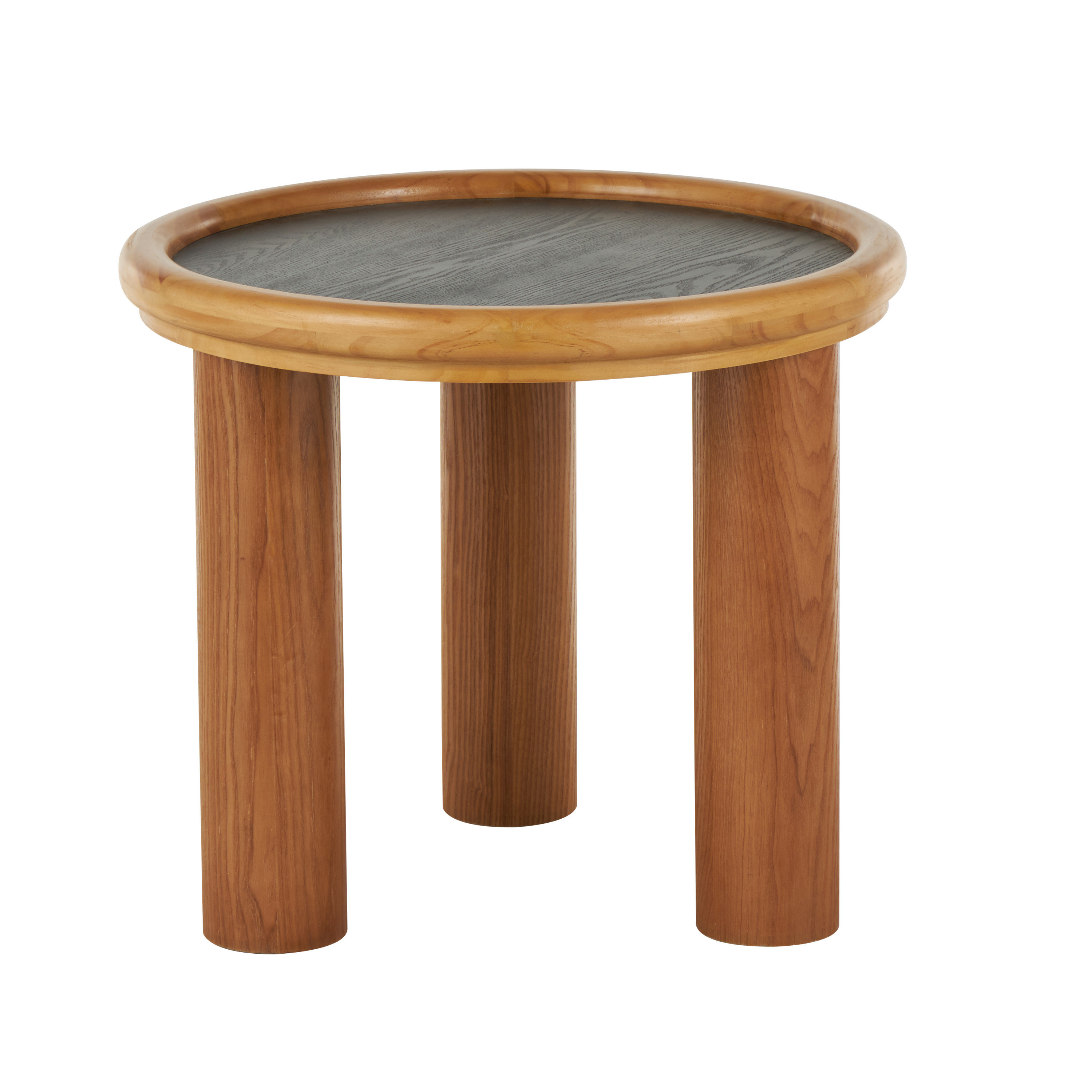 Millwood Pines Cole And Grey Wood Handmade Coffee Table With Black ...
