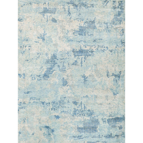 Exquisite Rugs Mineral Abstract Area Rug in Blue | Perigold