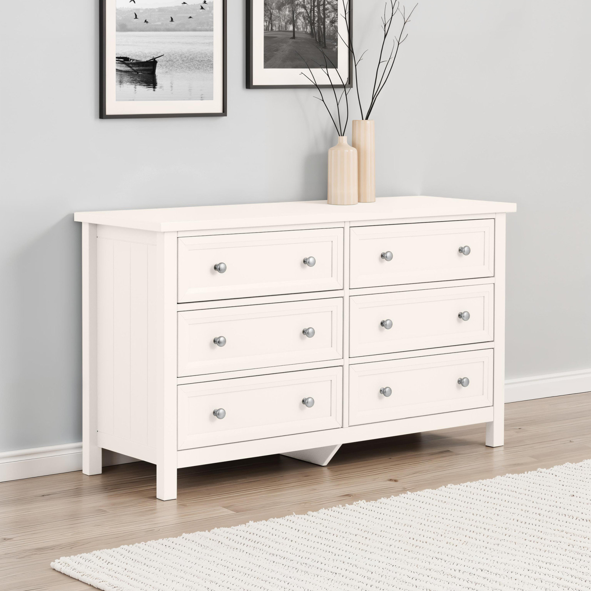 Mack + Milo Williamson 6 Drawer 130Cm W Double Dresser & Reviews ...