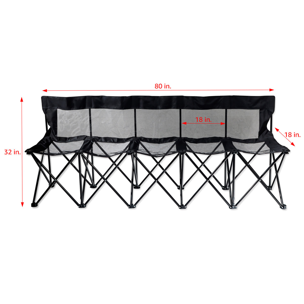 Arlmont & Co. Faizan Folding Camping Bench | Wayfair