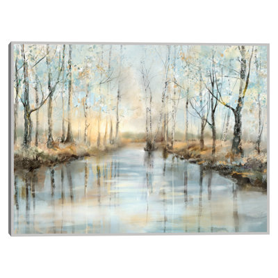 Red Barrel Studio® Calm Reflections II by Studio Arts Canvas Art Print ...