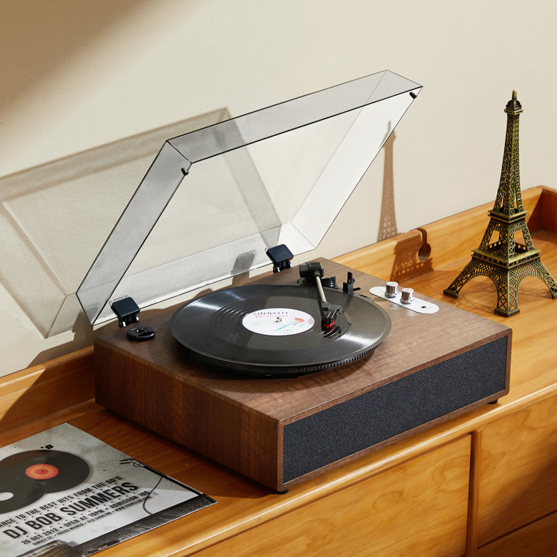 VEVOR Portable Decorative Record Player with Bluetooth | Wayfair