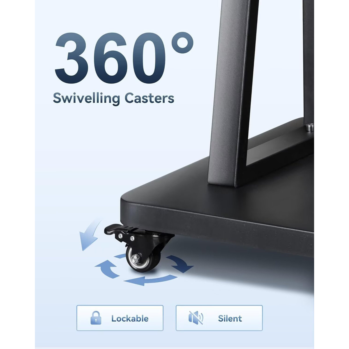 JYXCN Universal Smart Board Stand for 40-86 Inch | Height Adjustable ...