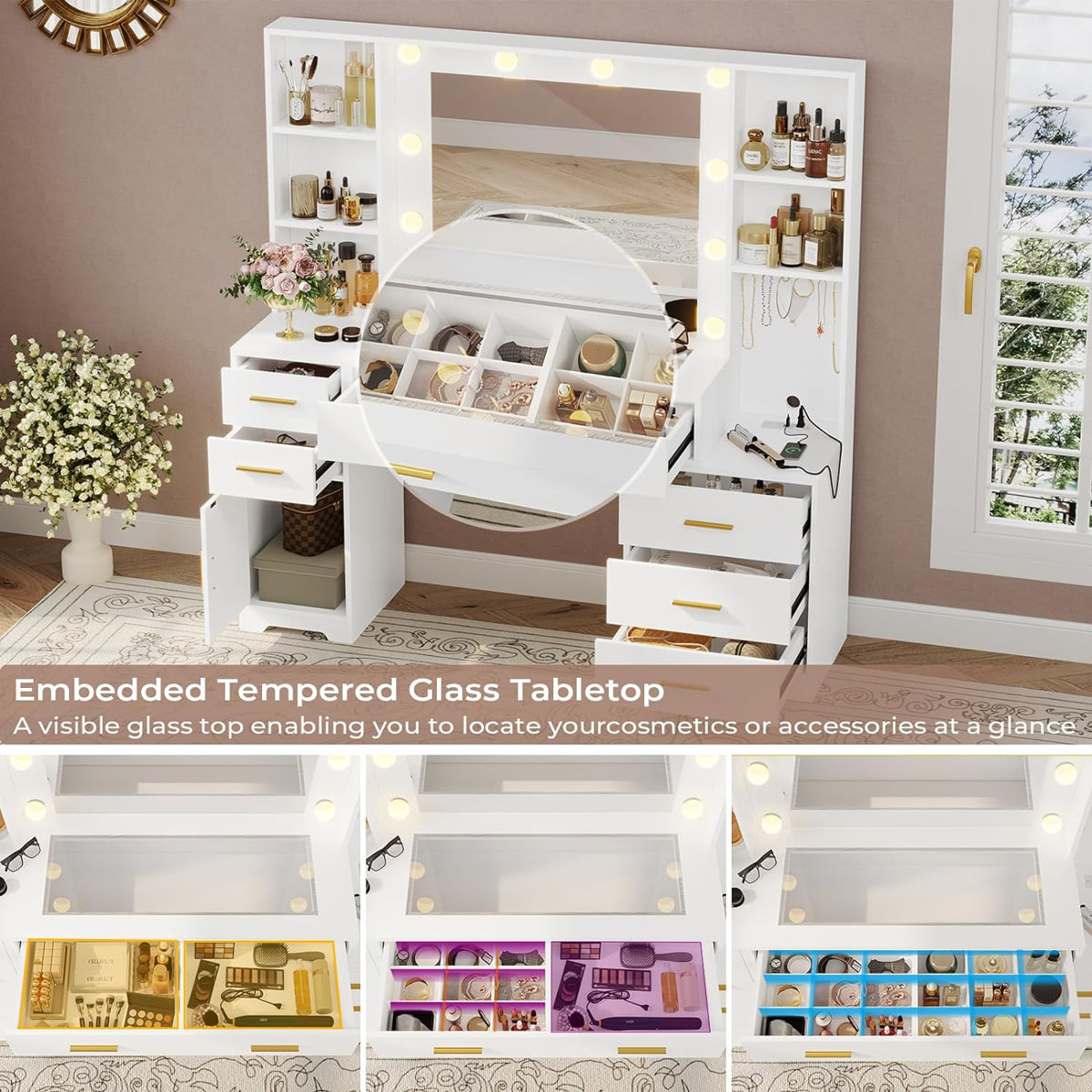 Mercer41 Vincci Vanity & Reviews - Wayfair Canada