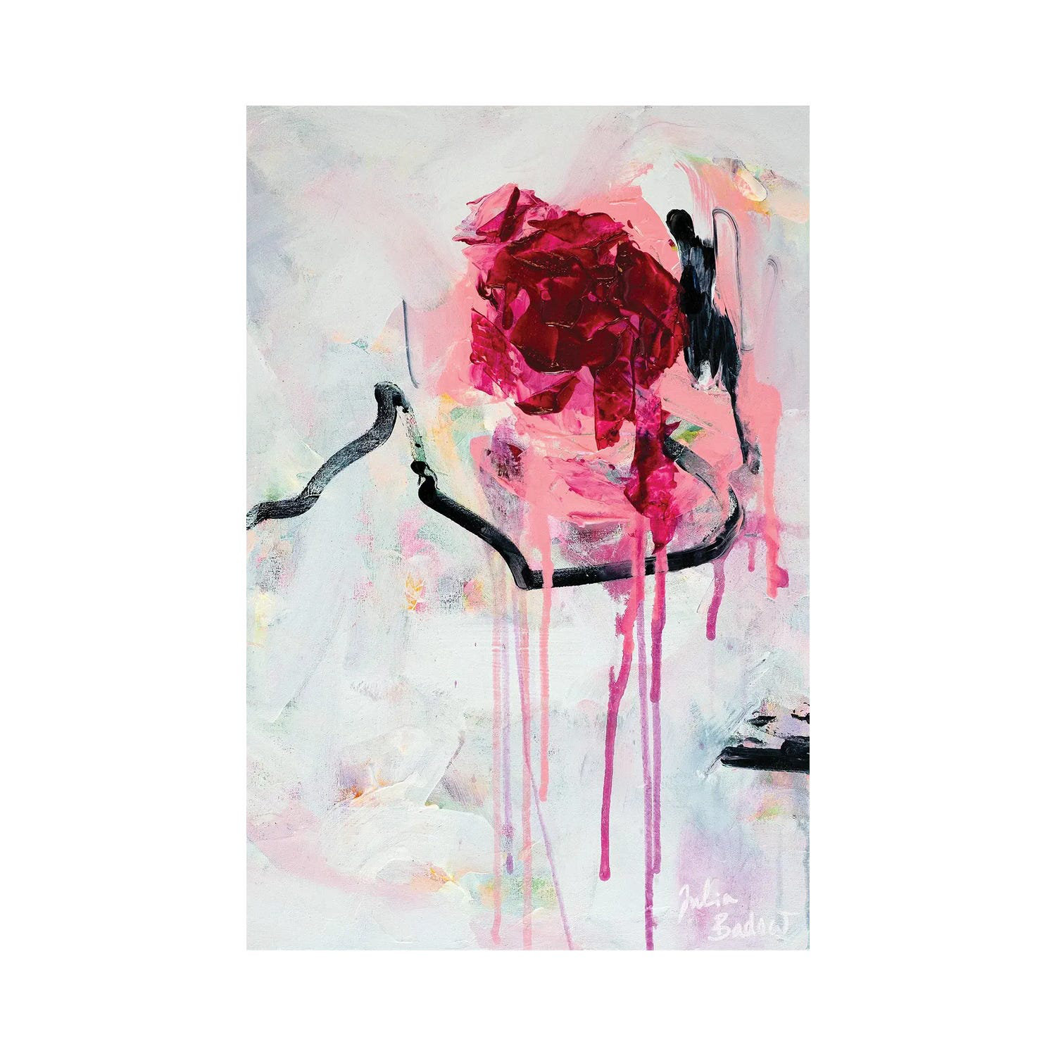 Metro Lane Hers by Julia Badow - Wrapped Canvas Painting | Wayfair.co.uk