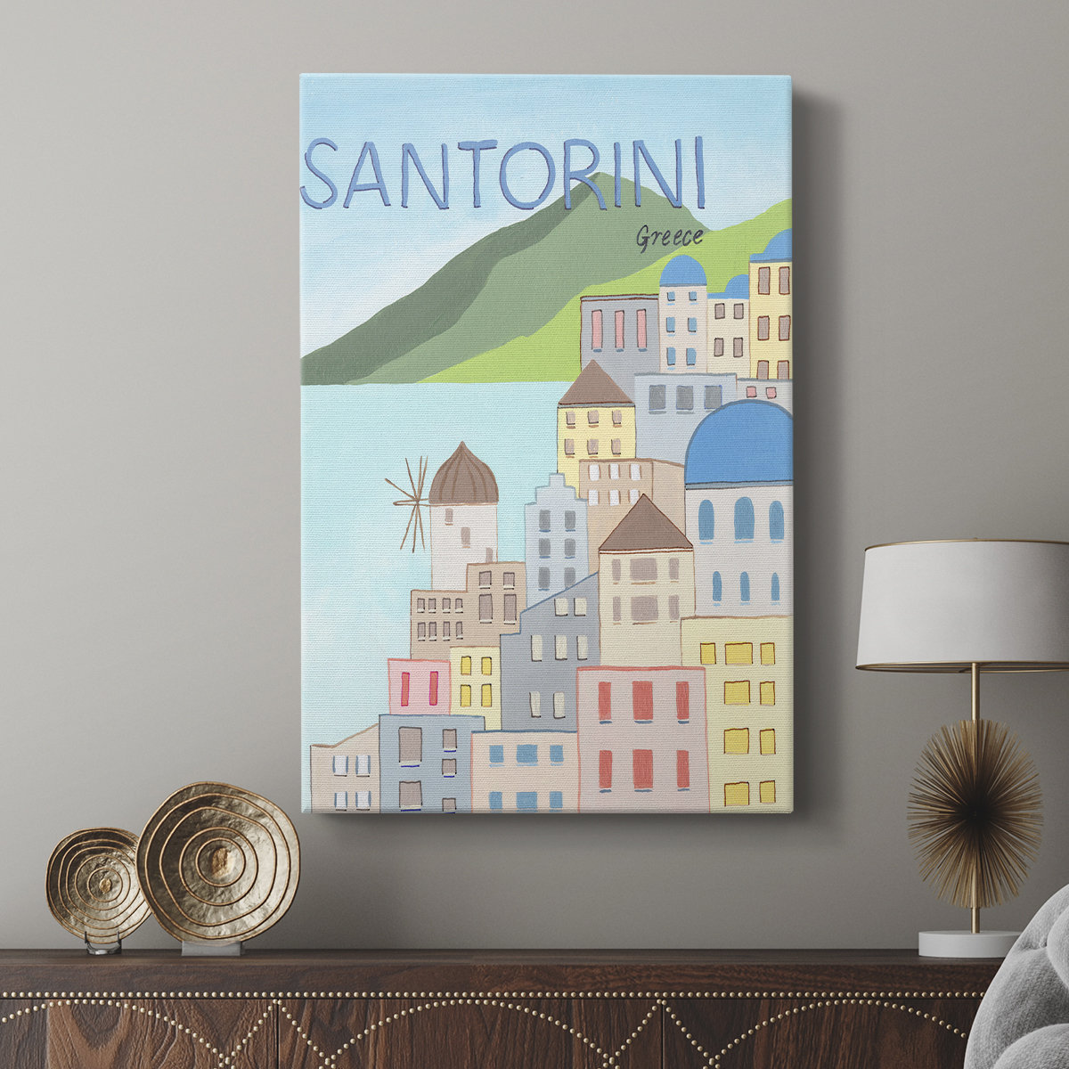 Highland Dunes Living by the Sea II -Custom Wrapped Gallery Cavas | Wayfair