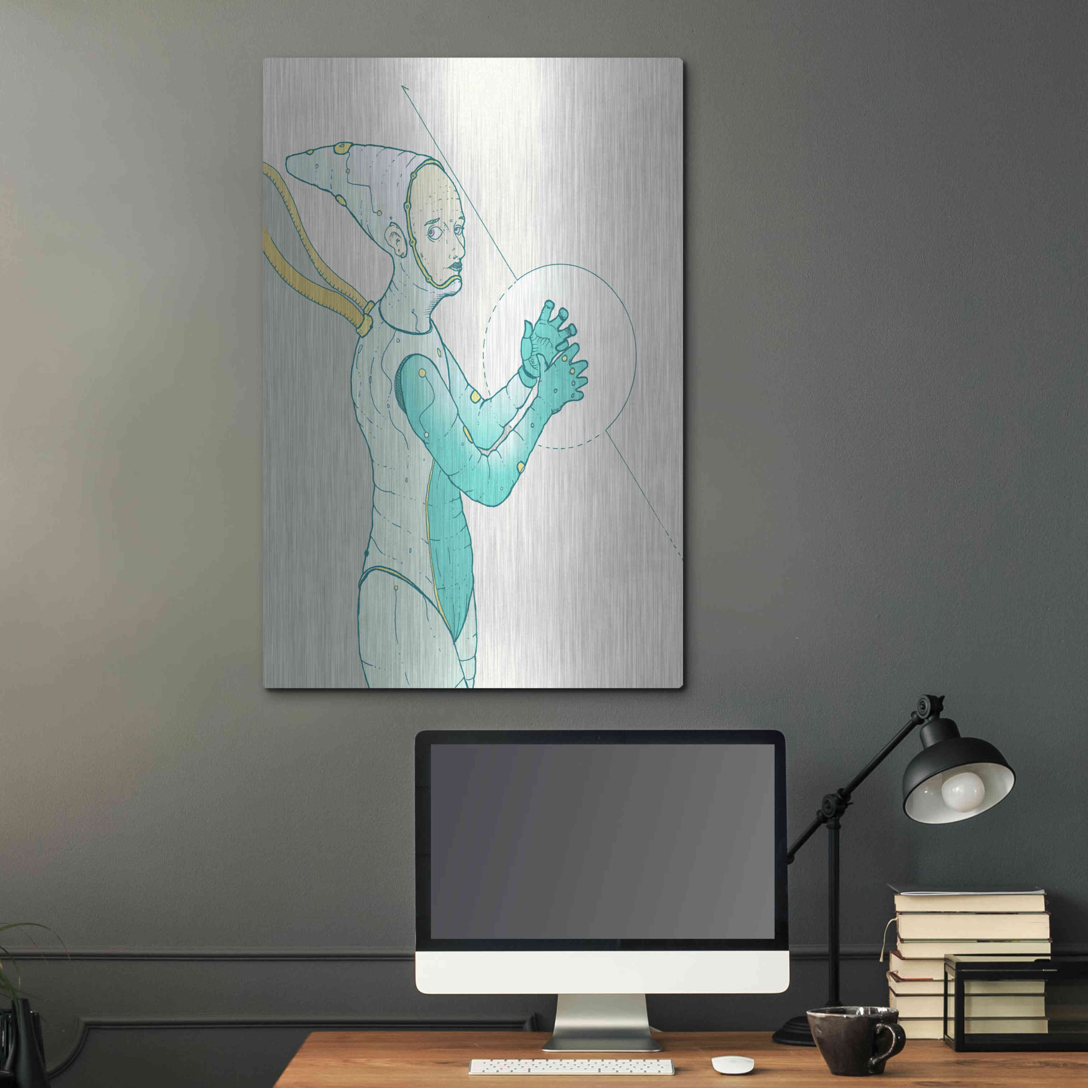 Red Barrel Studio® 'Alpha Omega Ice' by Craig Snodgrass, Metal Wall Art ...