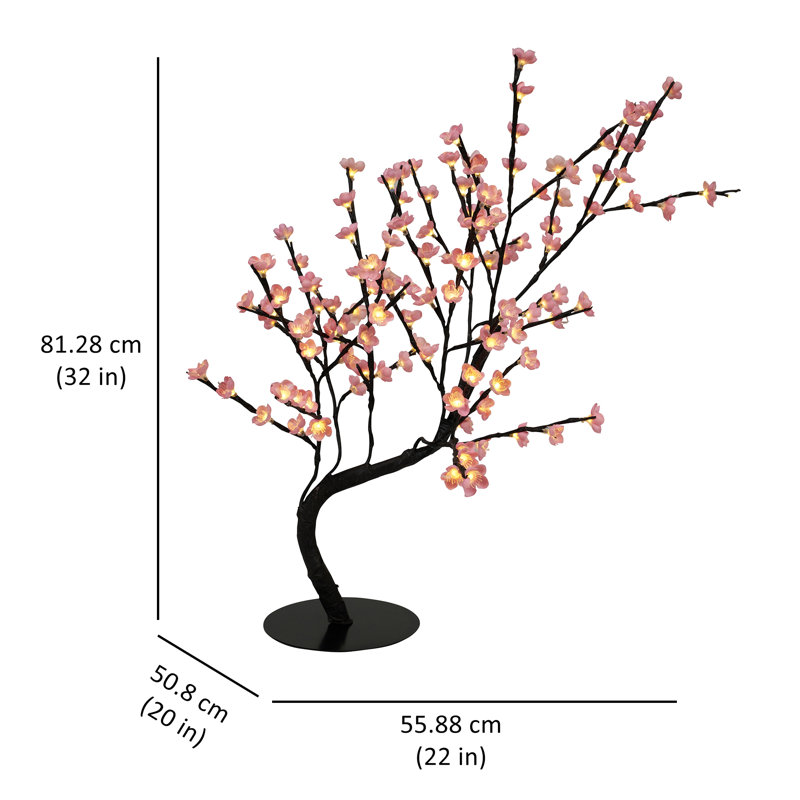 The Holiday Aisle® Bonsai Tree - 128 LED Lights & Reviews | Wayfair
