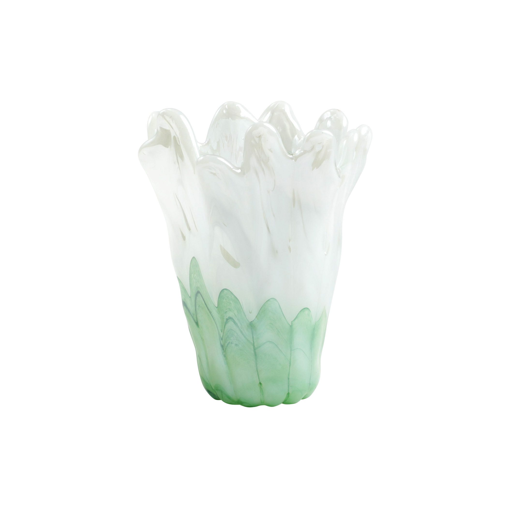 VIETRI Onda Glass Medium Vase & Reviews | Wayfair