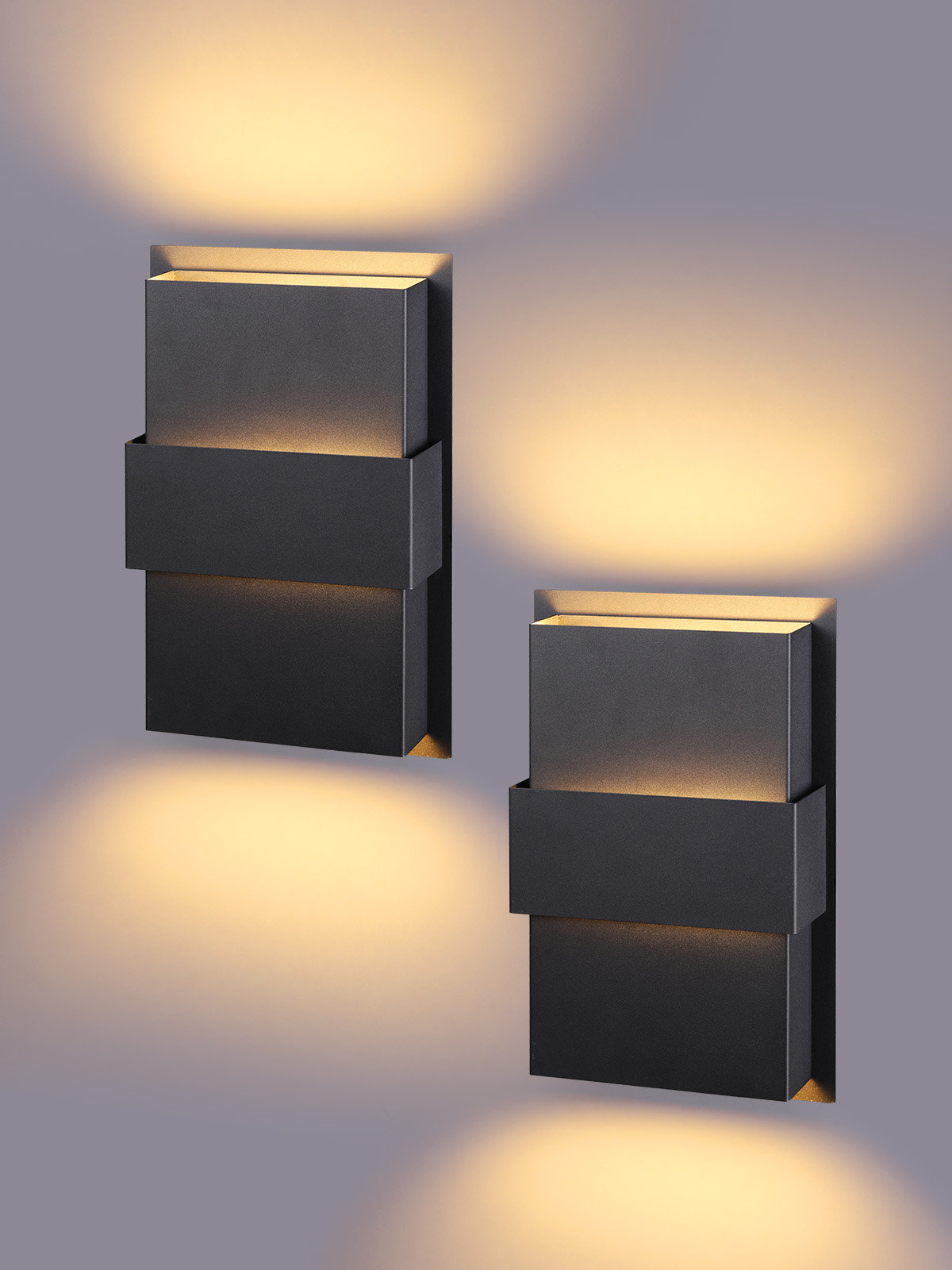 Brayden Studio® 11.81 Inch 5cct Led Exterior Wall Lights, Up & Down ...