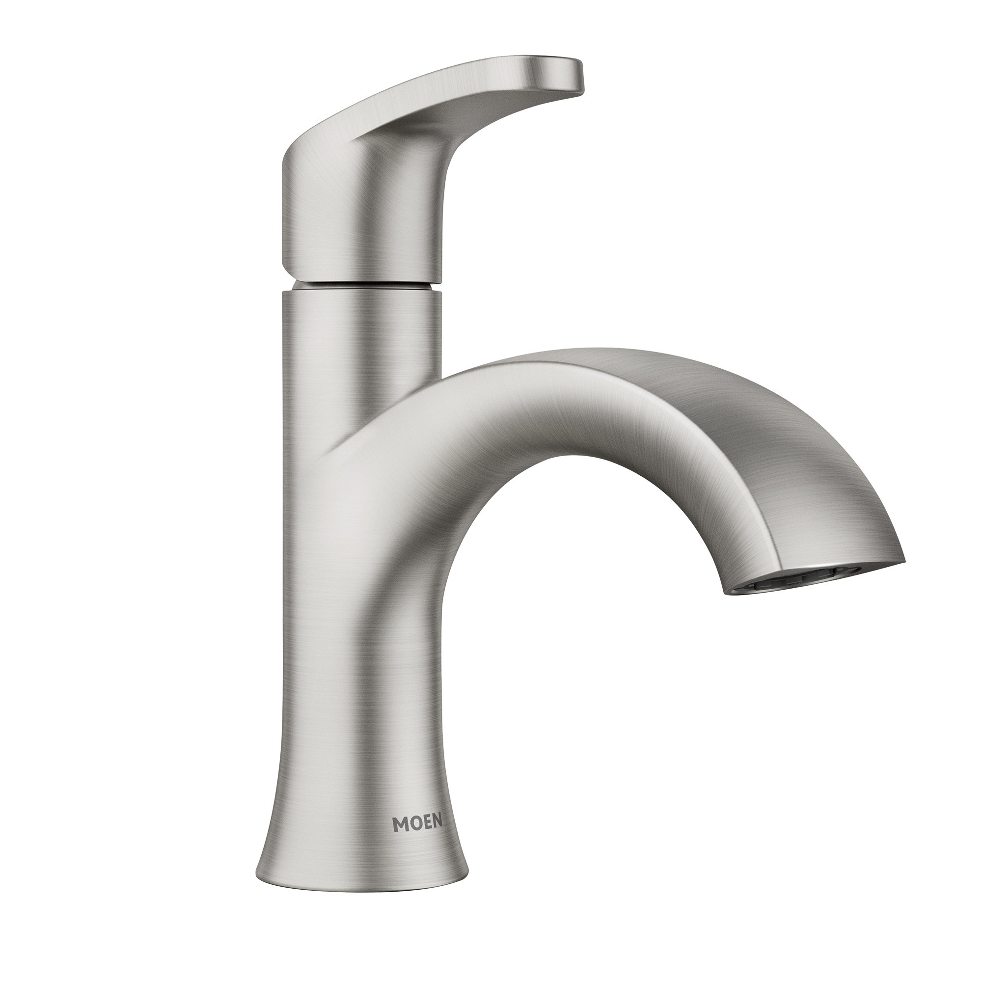 Moen Karis Single Handle Bathroom Faucet with Push Down Drain ...