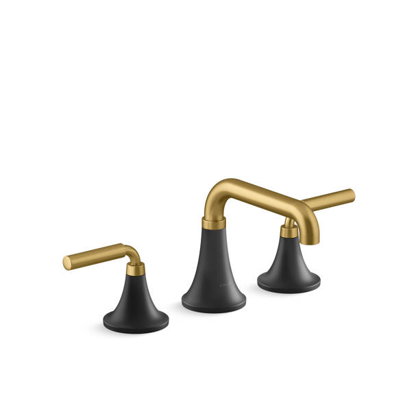 Kohler Tone Two-Handle Centerset Bathroom Sink Faucet with Clicker ...