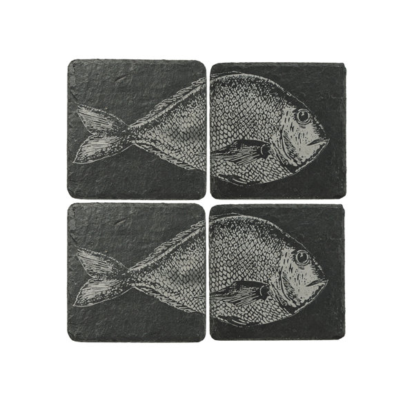 Selbrae House Square 4 Piece Coaster Set | Wayfair.co.uk