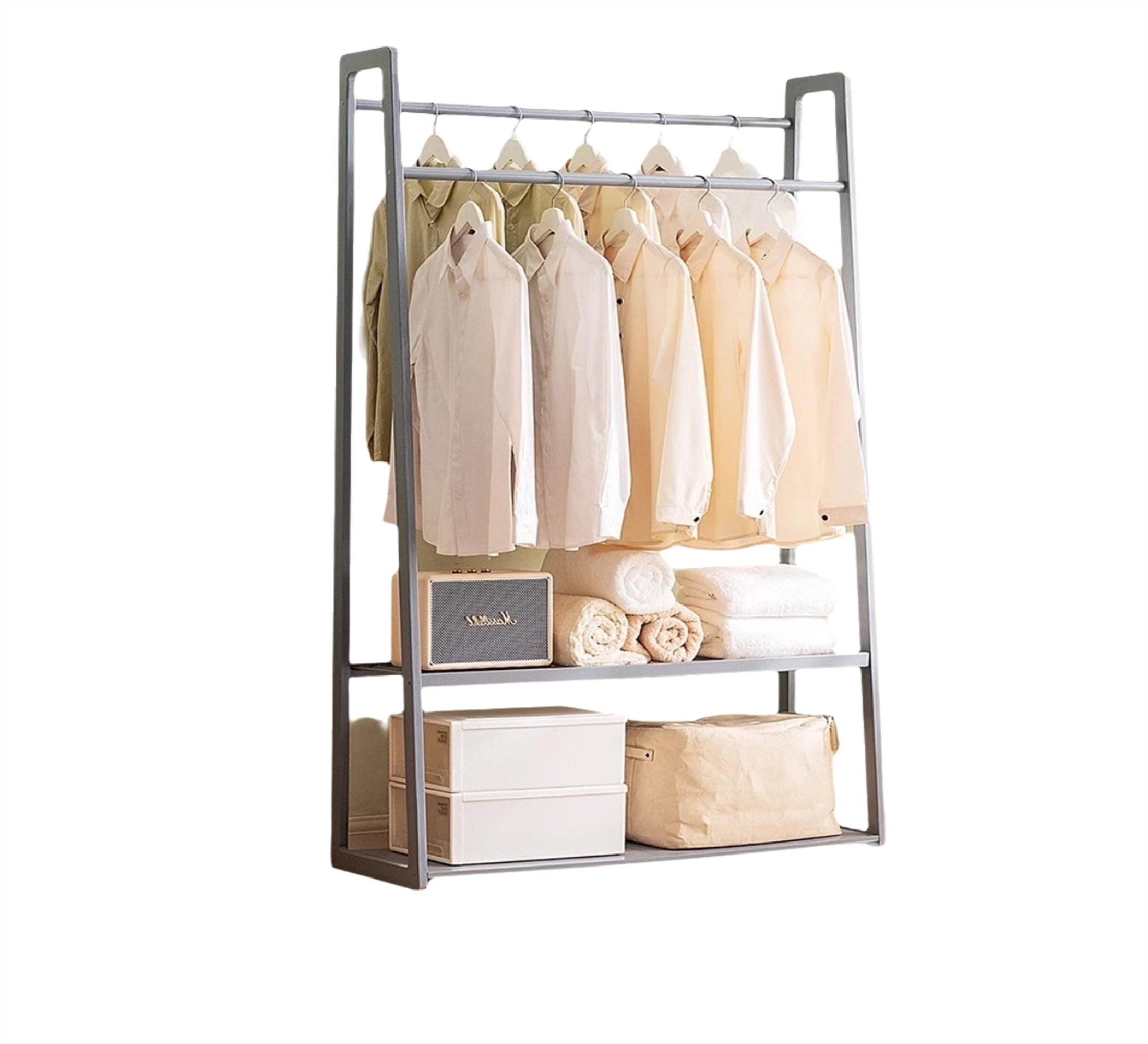 George Oliver Cloak Rack Bedroom Vertical Simple Hanging Racks | Wayfair