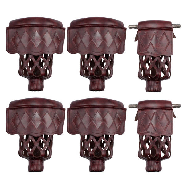 GSE Games & Sports Expert 6 Piece PU Leather Billiard Pool Table ...